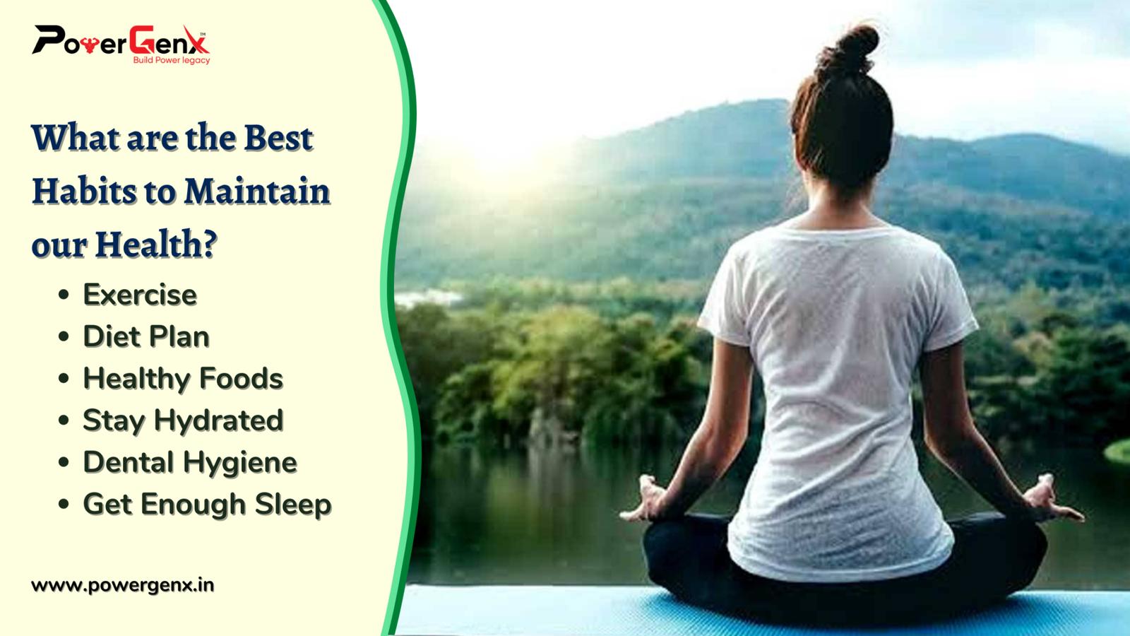 What Are The Best Habits To Maintain Our Health? | PowerGenx